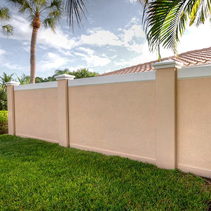 Prefabricated Stucco Fence 0014 - Royal Foam US